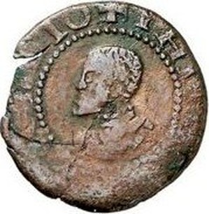 Spanish 1 Dobler "Philip III" 1600 | coinscatalog.NET