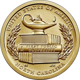 USA $1 "North Caroline" 2021 | coinscatalog.NET