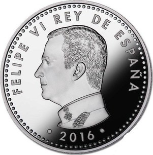 Spanish Silver 10 Euro "Spanish Olympic Team" 2016 | coinscatalog.NET