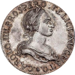 Spanish Silver 2 Reales "CAROLO IIII" 1789 | coinscatalog.NET