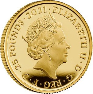 Great Britain Gold 25 Pounds "The Who" 2021 | coinscatalog.NET
