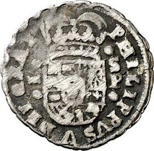 1/10 Oz de Plata Española Real "Felipe V Sevilla" 1701-1713 KM# 250.1 ...