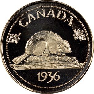 Canadian Gold 1 Sovereign "Duke and Duchess" 1936 X# 6 | coinscatalog.NET