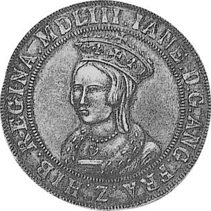 Gran Bretaña Plata 1 Testoon "Lady Jane Grey" 1553 X# Pn3 ...