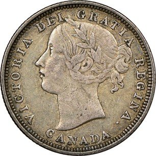 Canadian Silver 20 Cents "Victoria- pattern" 1858 KM# Pn4 | coinscatalog.NET