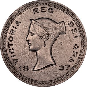 Great Britain Silver Crown "Victoria" 1837 | coinscatalog.NET