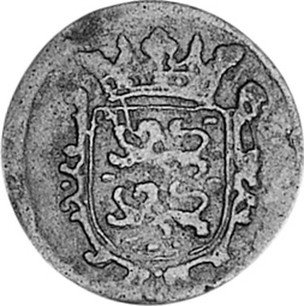 Moneda estándar de la provincia holandesa Duit Friesland 1675-1690 KM ...