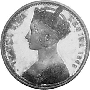 Great Britain Gold One Florin "Victoria" 1848 KM# PnA112 | coinscatalog.NET