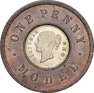 Great Britain One Penny "Victoria" 1844 X# 9c | coinscatalog.NET
