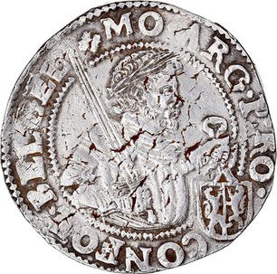 Dutch Silver Rijksdaalder "Crowned Arms of Gelderland" 1601-1700 KM# 16 ...