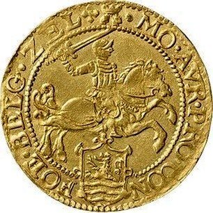 Dutch Gold 1/2 Gold Rider Zeeland Province Standard Coinage 1609-1648 ...