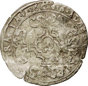Holandesa 1/20 Oz Plata 3 Patards "Albert and Elizabeth" 1616-1620 KM ...