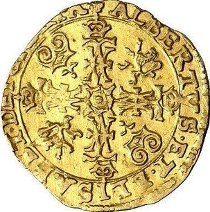 Dutch Gold Couronne D'or "Albert and Elizabeth. Flanders" 1615-1620 KM ...