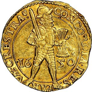 Dutch Gold Ducat "Utrecht Province" 1649-1674 KM# 7.2 | coinscatalog.NET