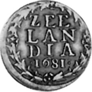 Dutch Gold Duit Zeeland Province Standard Coinage 1681-1689 KM# 55b ...