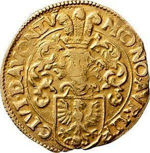 Dutch Gold Gulden "Matthias" 1612-1619 KM# 21 | coinscatalog.NET