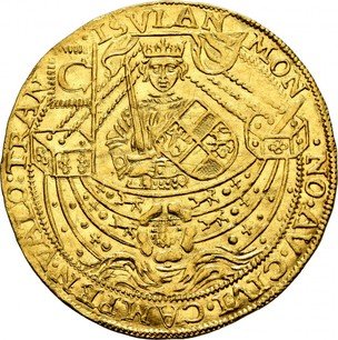 Dutch Gold Noble "Radiant Rose" 1600-1602 KM# 13 | coinscatalog.NET