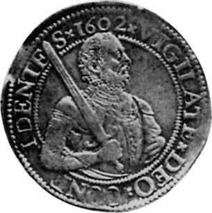 Dutch Silver Prinsen Rijksdaalder "William the Silent" 1590-1602 KM# 10 ...