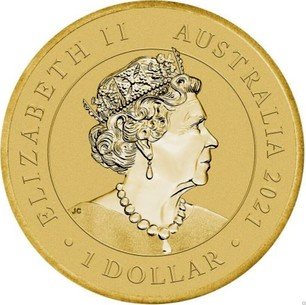Australian 1 Dollar "Queen Elizabeth 95th Birthday" 2021 | coinscatalog.NET