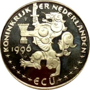 Dutch ECU "Marten Toonder" 1996 X# 213 | coinscatalog.NET