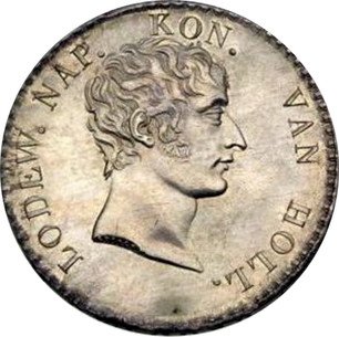Dutch Silver 2½ gulden "Louis Napoleon Bonaparte" 1808 KM# 32 ...