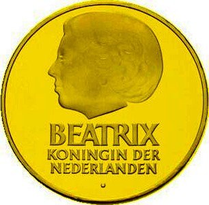 Dutch Gold 50 Guldens "200th Anniv. of Dutch-American friendship" 1982 ...