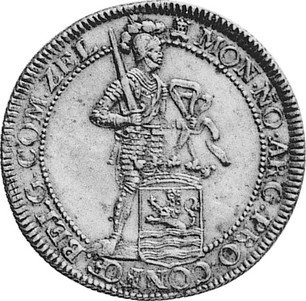 Dutch Silver Ducat "Standing Armored Knight" 1757 KM# 52.3 ...
