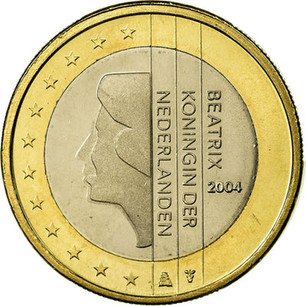 Dutch Euro "Beatrix 1st map" 1999-2006 KM# 240 | coinscatalog.NET