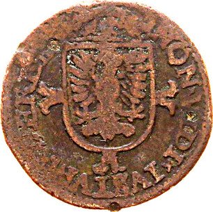 Dutch 1 Duit "Daventria" 1602 | coinscatalog.NET