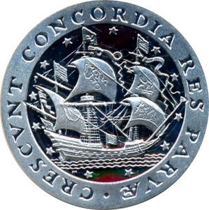 Dutch Silver ECU "Concordia res parvae" 1992 | coinscatalog.NET