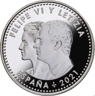 Spanish Silver 30 Euro "Xacobeo 21-22" 2021 | coinscatalog.NET
