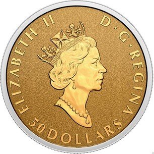 Canadian 1 Oz Gold 50 Dollars "Diamond Diadem" 2022 | coinscatalog.NET