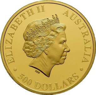 Australian 5 Oz Gold 500 dollars "Stock Horse" 2016 | coinscatalog.NET