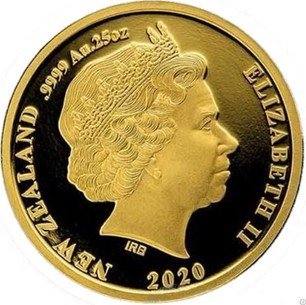 New Zealand 1/4 Oz Gold Five Dollars "Nga Hau e Wha - The Four Winds ...