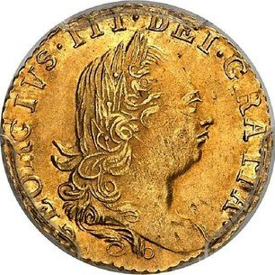 Great Britain Gold 1/3 Guinea "George III Pattern" 1775 KM# Pn54 ...