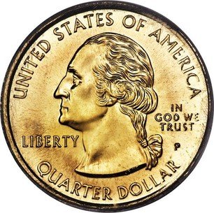 USA 1/4 Dólar "Washington Quarter Delaware Pattern" 1999 | coinscatalog.NET