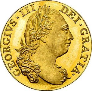 Great Britain Gold 1 Guinea "George III Pattern" 1765 KM# Pn46 ...