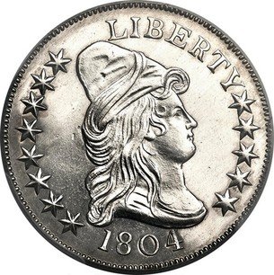 USA Silver 10 Dollars "Pattern" 1804 | coinscatalog.NET