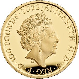 Great Britain Gold 100 Pounds "Elizabeth II Peter Rabbit" 2022 ...