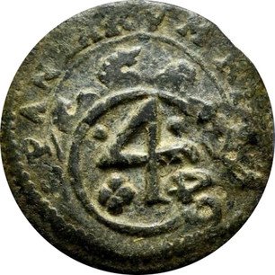 Spanish 4 Maravedis "Philip IV" 1651-1652 | coinscatalog.NET