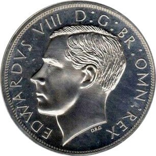 Australian Silver 5 Shillings "King Edward VIII left - Sydney" 1937 ...
