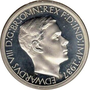 Australian Silver 5 Shillings "King Edward VIII - Sydney" 1937 ...