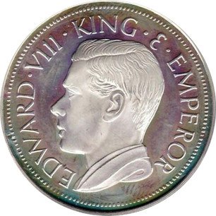 Australian Silver Crown "Edward VIII - King" 1936 | coinscatalog.NET