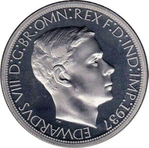 Australian Crown "King Edward VIII" 1937 | coinscatalog.NET