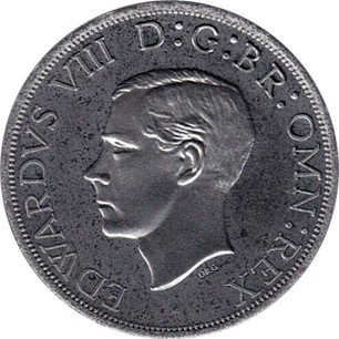 Australian Platinum Florin "Edward VIII - Pattern" 1937 | coinscatalog.NET