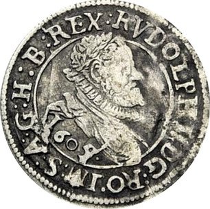 Moneda estándar Kreuzer de plata austriaca 1604-1611 KM# 52 ...