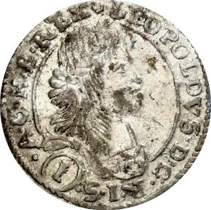 Austrian Silver Kreuzer "Leopold I" 1659-1665 KM# 1134 | coinscatalog.NET