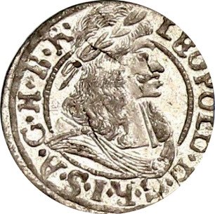 Austrian Silver Kreuzer "Leopold I Hall" 1658 KM# 1136 | coinscatalog.NET