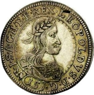 Austrian Silver 15 Kreuzer "Leopold I St Veit" 1663-1675 KM# 1211 ...