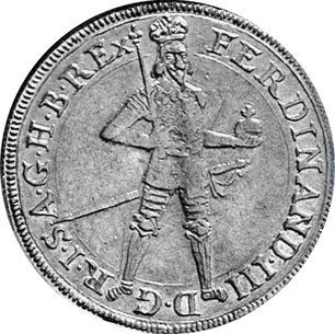 Austrian Gold 2 Ducat "Ferdinand III" 1646-1655 KM# 936 | coinscatalog.NET